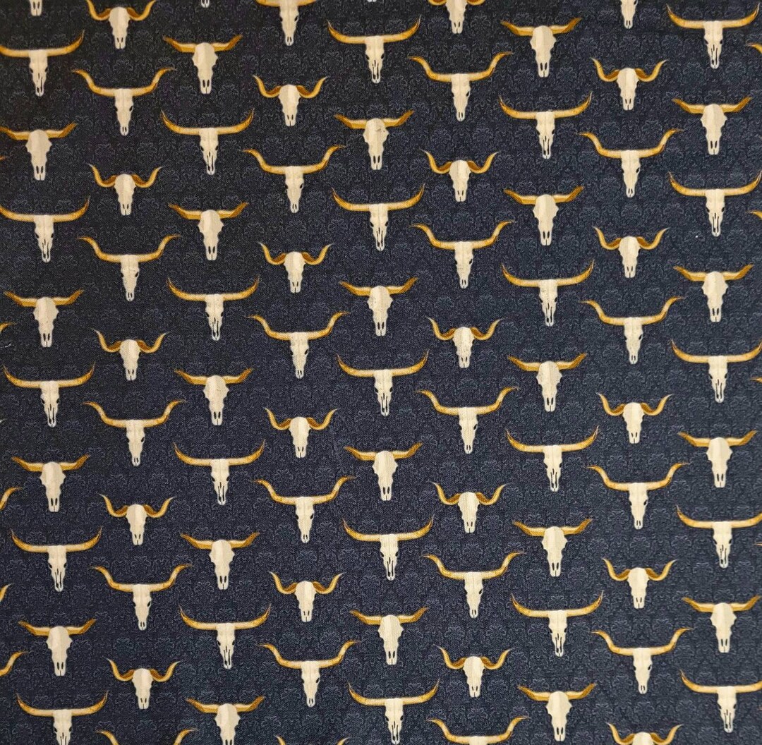 Texas Longhorns by Dear Stella Designs, Pattern STELLA-1951. Fabric by ...