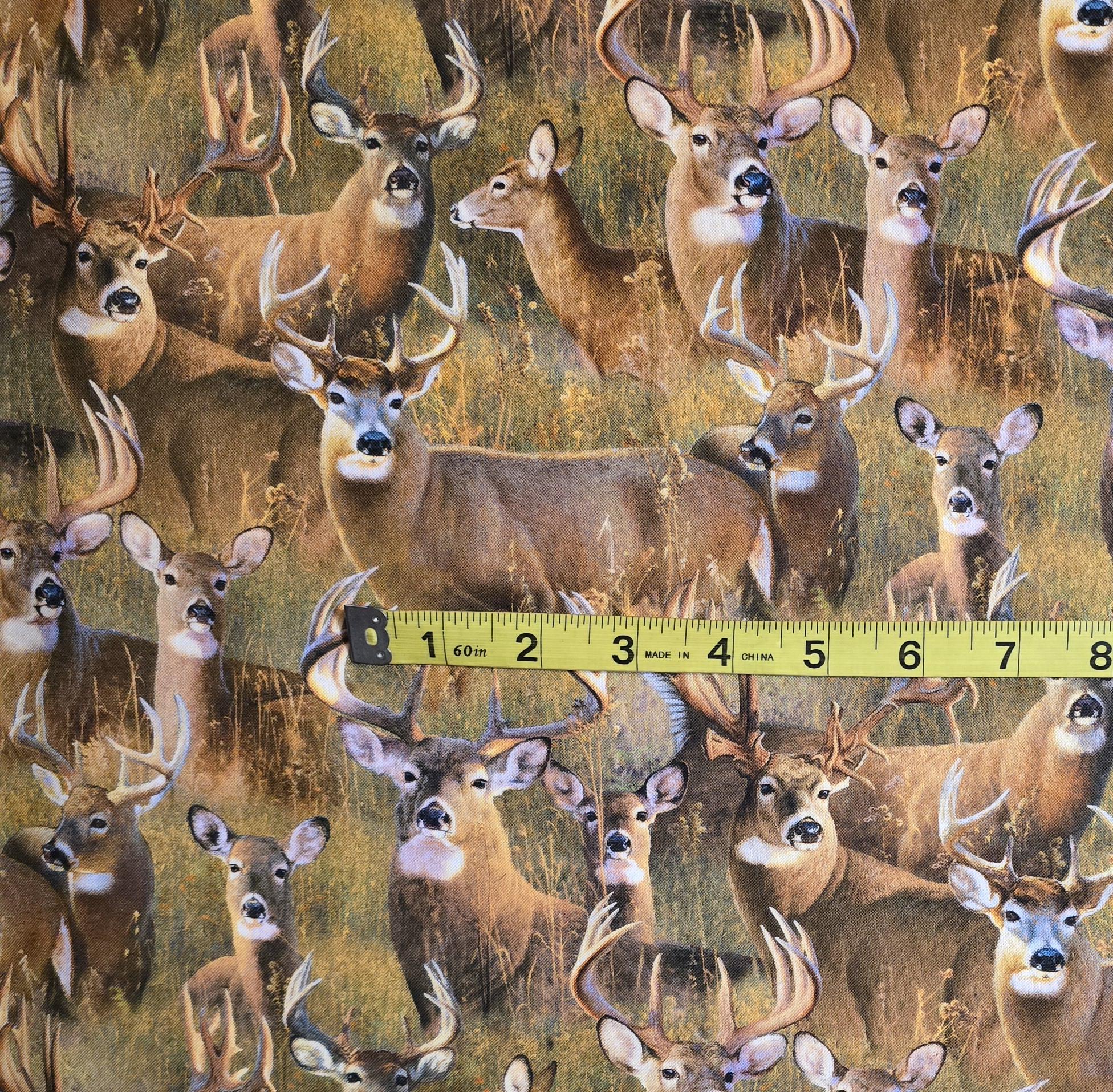 Deer Fabric, by Hayden Lambson for Elizabeth's Studio #44002. Fabric by ...
