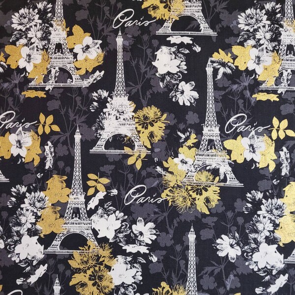 Paris Fabric - Etsy