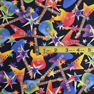 Music in Color Fabric Bundle. 6 Fabrics in Fat Quarters or Half Yards ...
