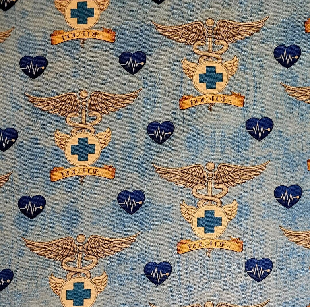 Doctor Fabric by Dan Morris for QT Fabrics. Fabric by the Yard and Half ...