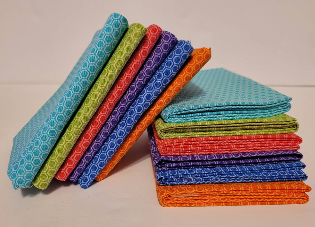 Spring Fabric Bundles From Benartex. 6 Fat Quarters (octagon Print ...