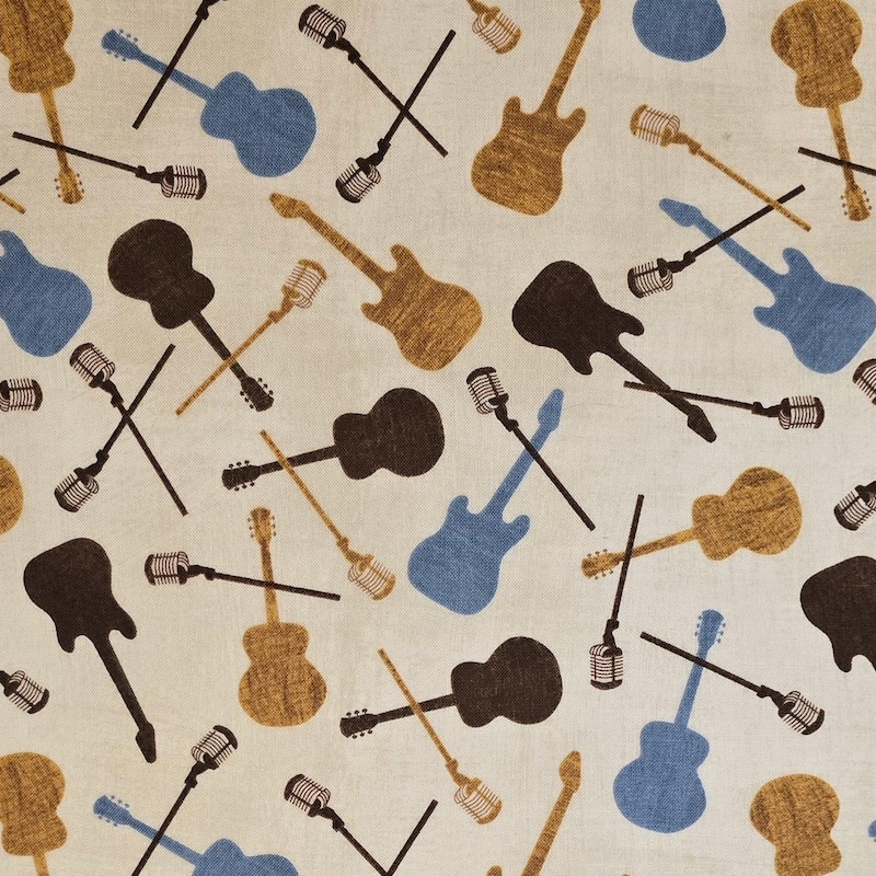 Guitar Quilt - Etsy