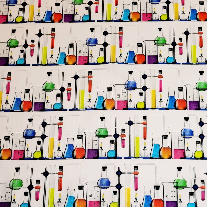Science Fabric - Etsy