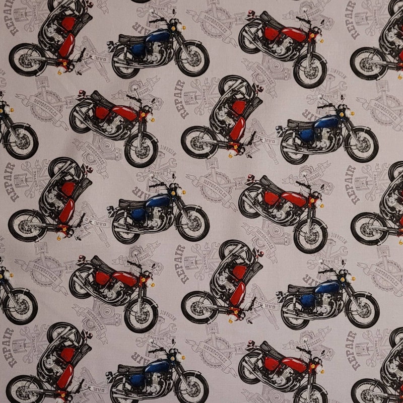 Motorcycle Fabric - Etsy