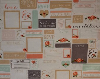 Riley Blake Love Letters - Etsy