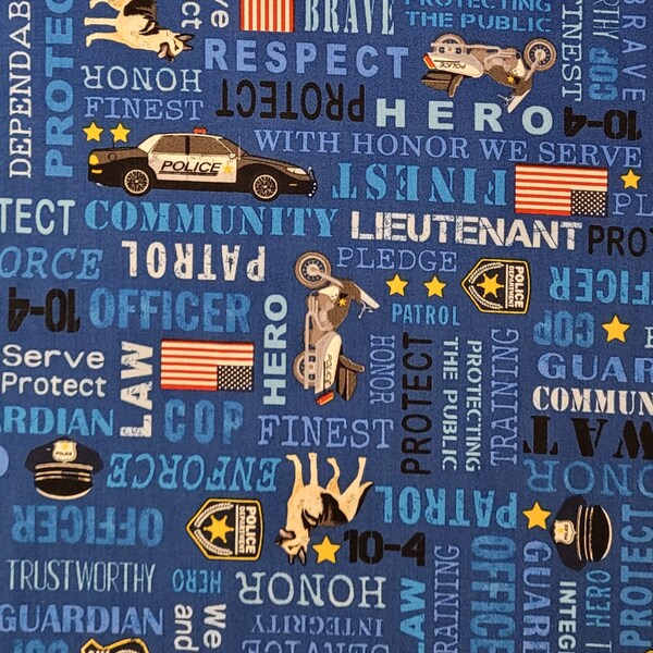 Policeman Quilt - Etsy
