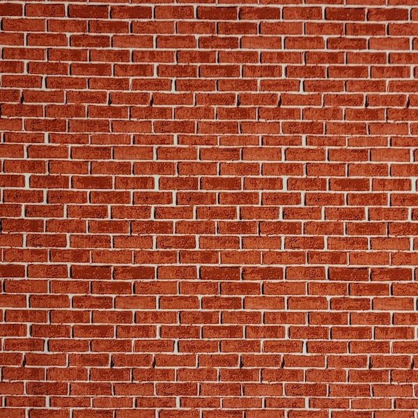 Brick Fabric - Etsy