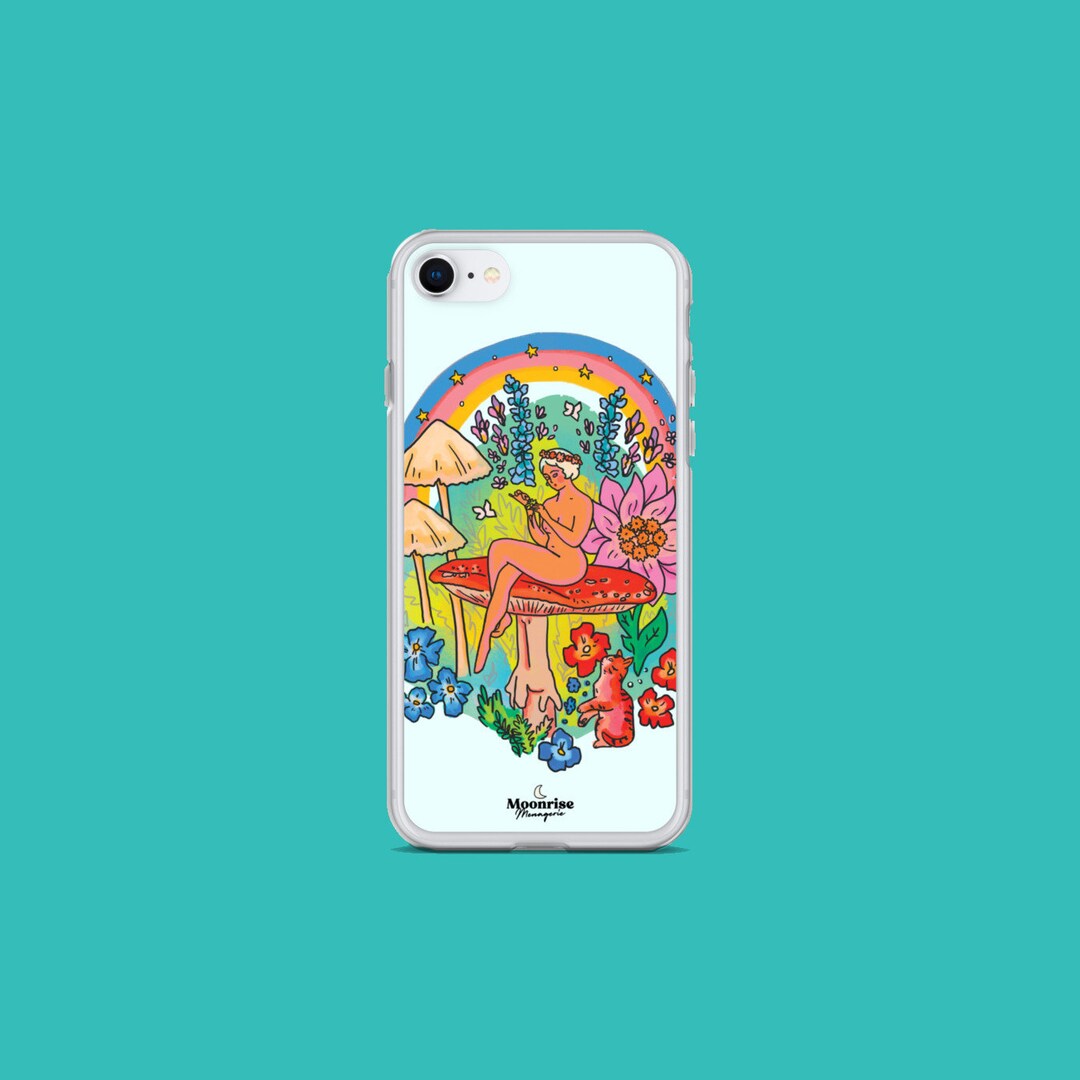 Flora and Fauna Moonrise Menagerie iPhone Case - Etsy