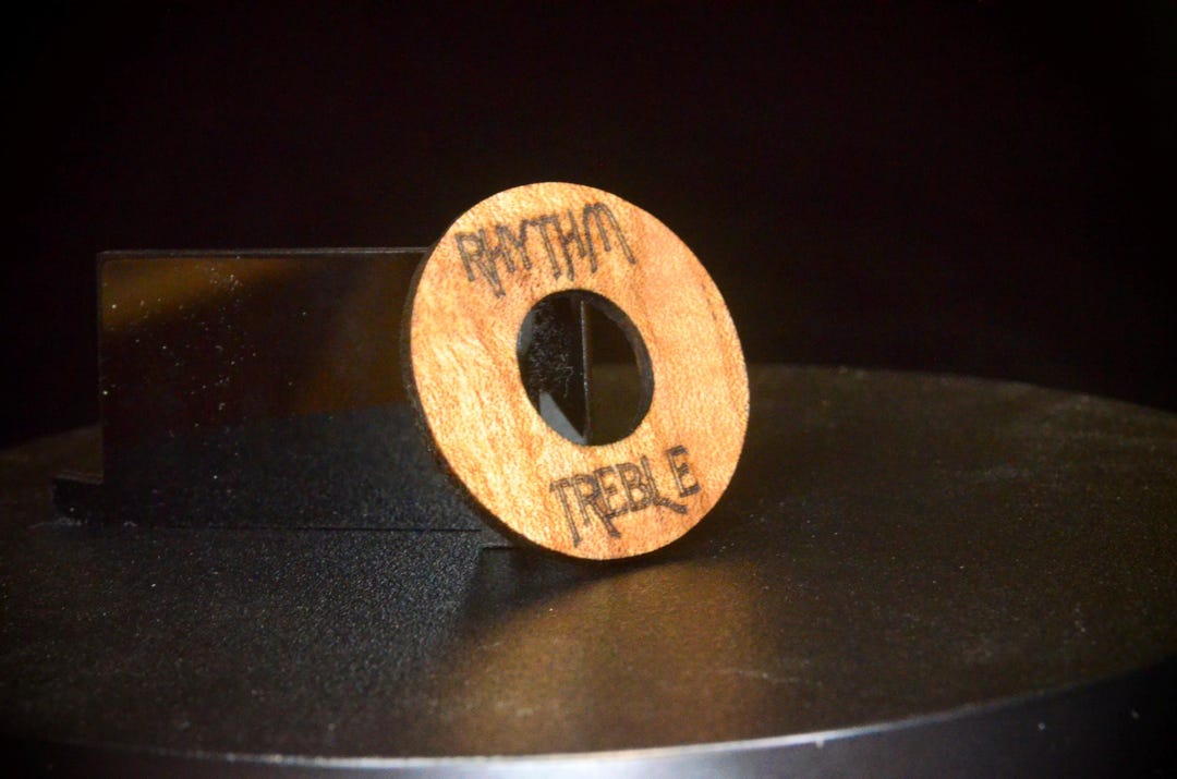 Les Paul Toggle Switch Ring, Wood Pickguard, Vintage Guitar Les Paul ...
