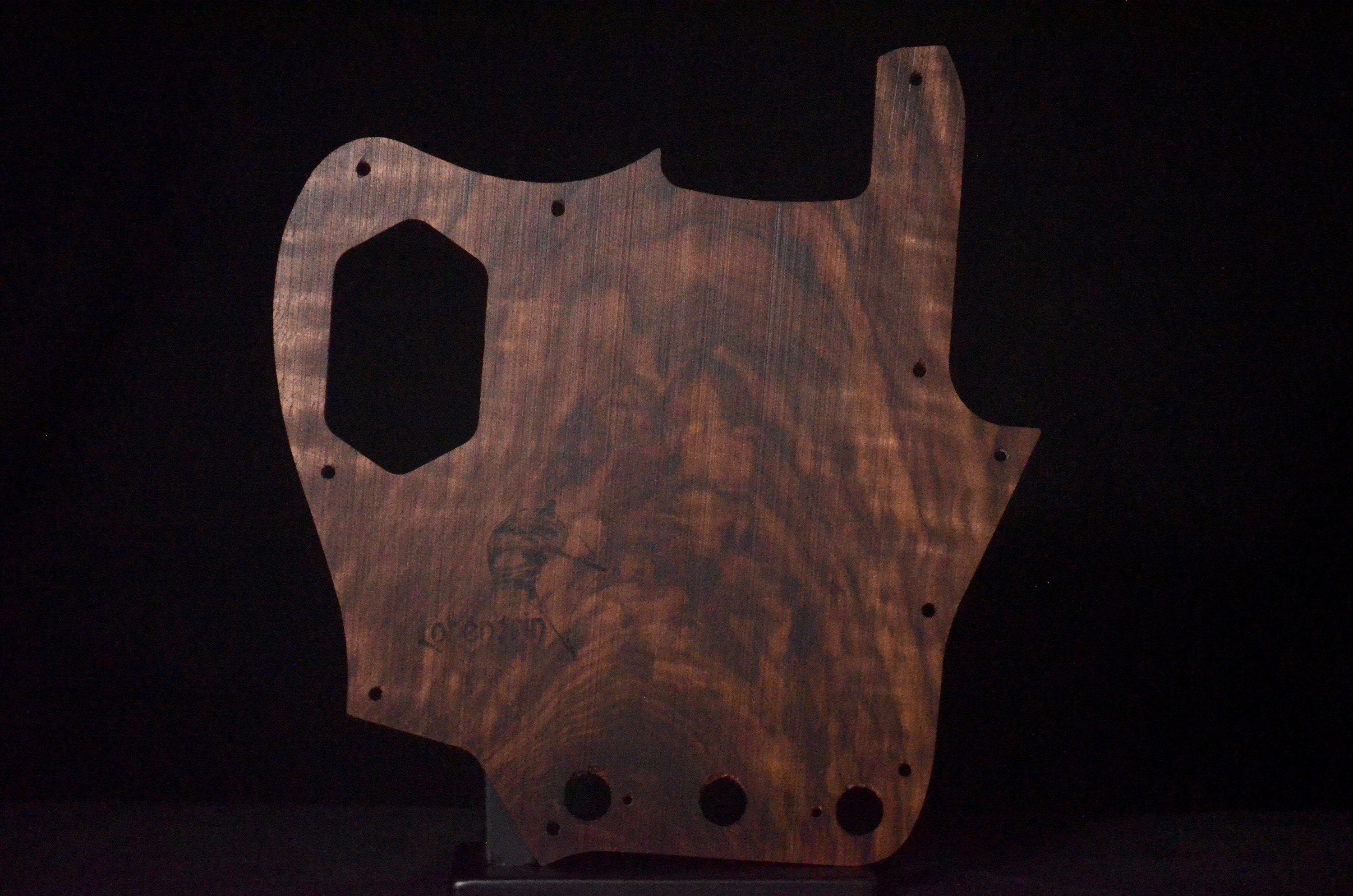Fender Jaguar Pickguard, Wood Pick Guard, Vintage Guitar Pickguard - Etsy