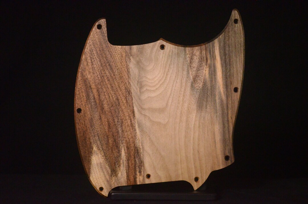 Fender Mustang Pickguard, Wood Pick Guard, Vintage Guitar Pickguard - Etsy