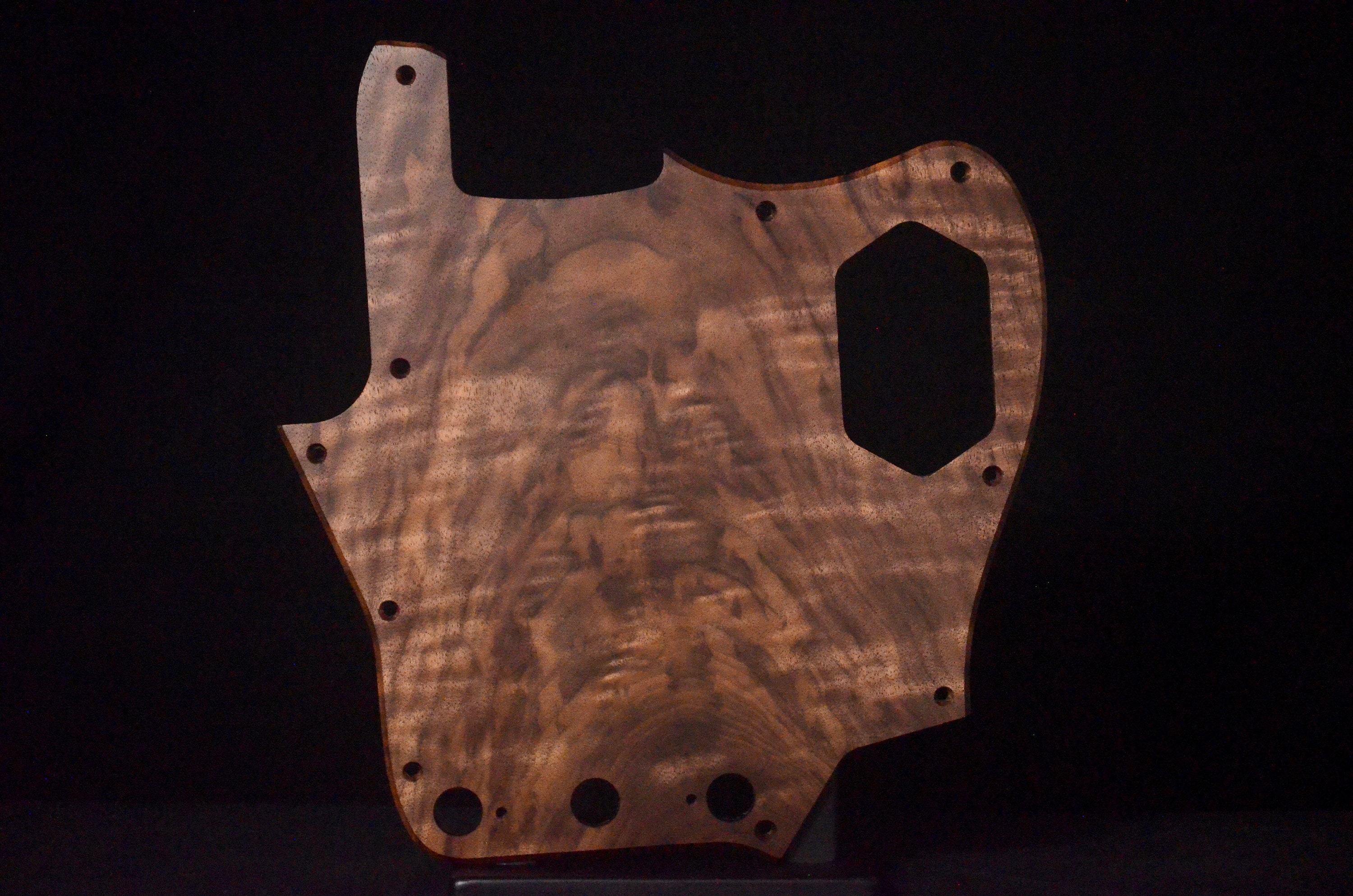 Fender Jaguar Pickguard, Wood Pick Guard, Vintage Guitar Pickguard - Etsy