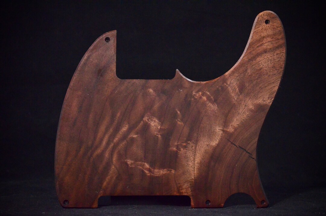 Fender Telecaster Pickguard, Wood Pick Guard, Vintage Guitar Pickguard ...