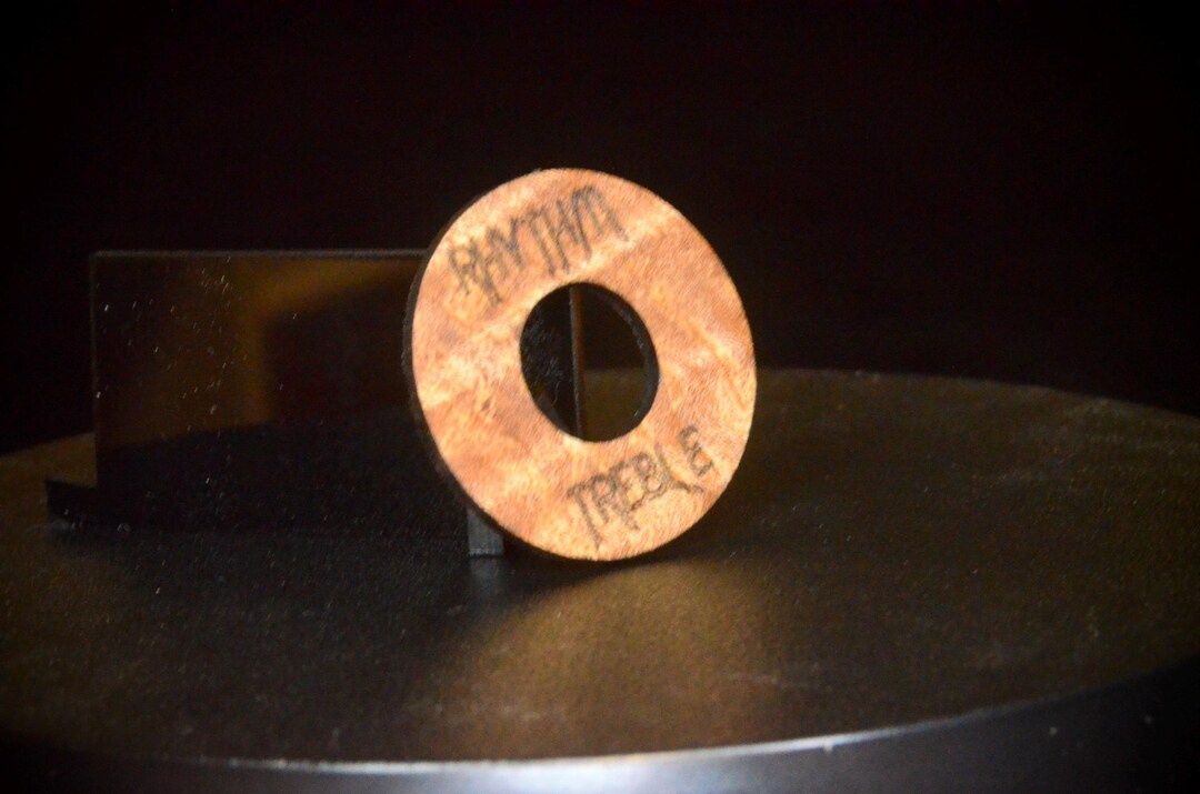 Figured Maple Toggle Switch Ring, Les Paul Guitar Pickguard - Etsy