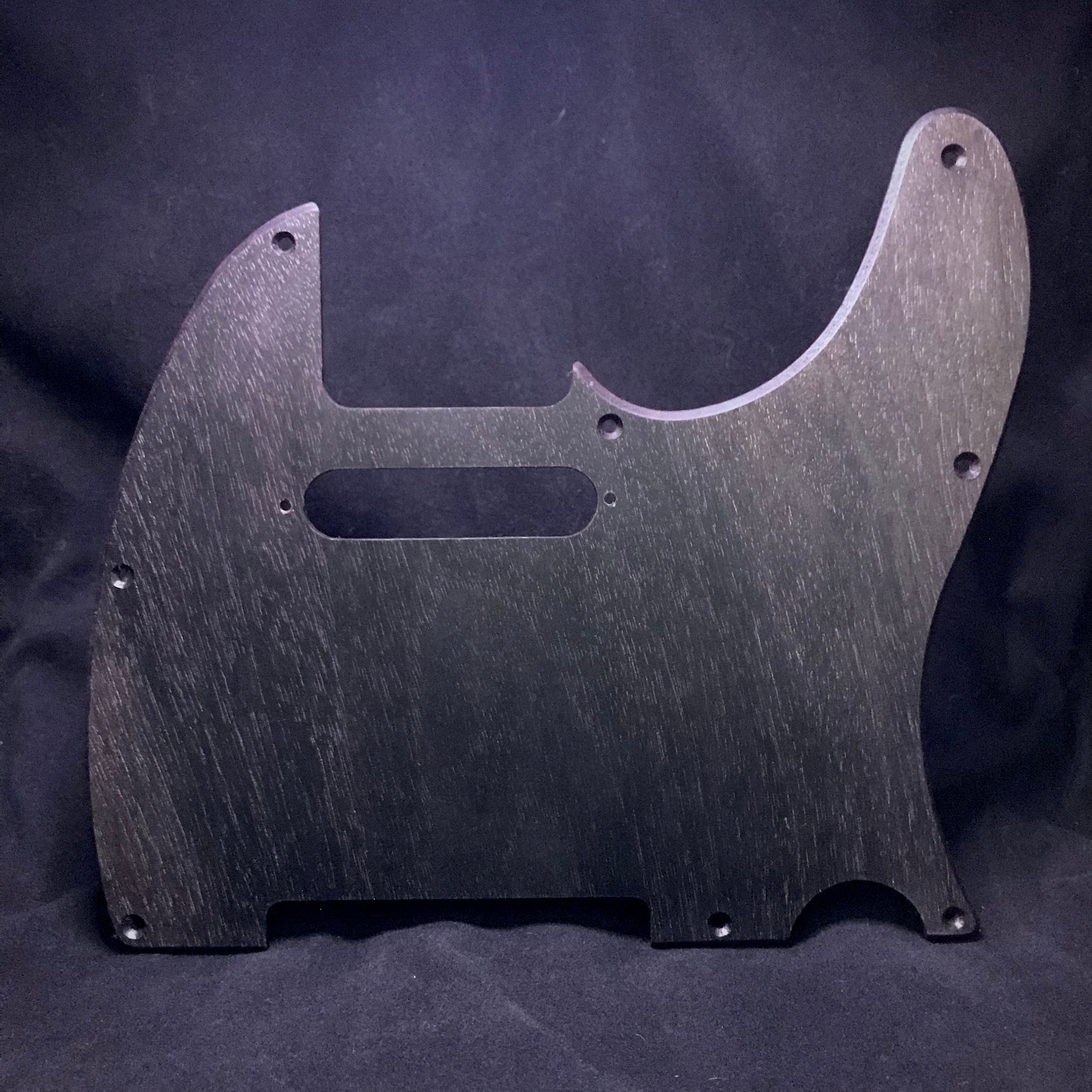 Fender Telecaster Pickguard Black Wood Pick Guard - Etsy