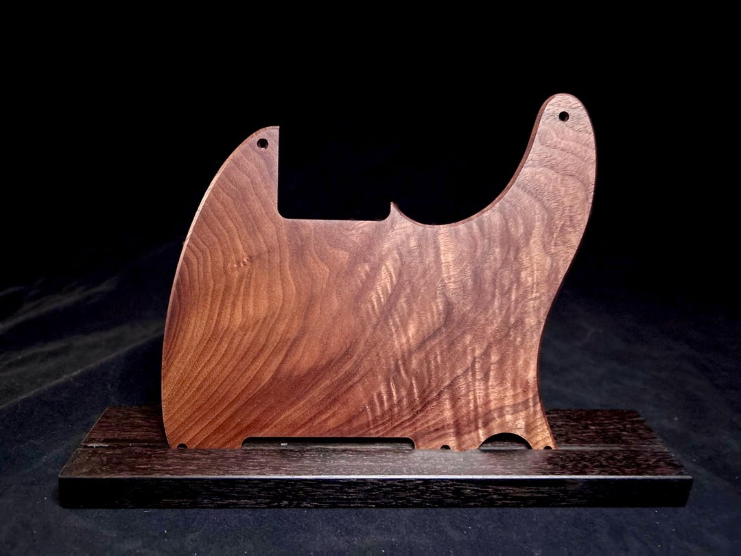 Fender Telecaster Pickguard, Wood Pick Guard, Vintage Guitar Pickguard ...
