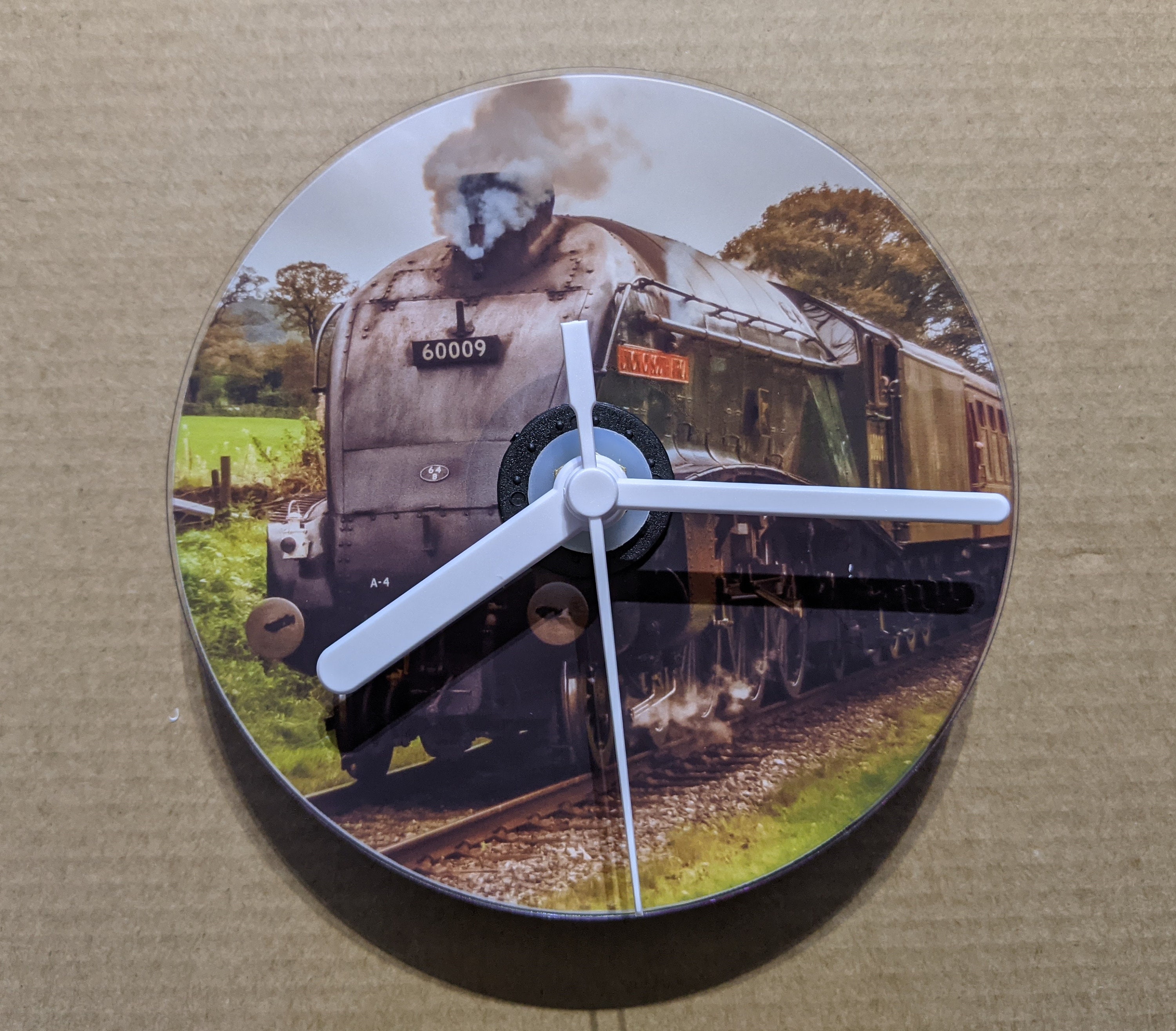 Steam Train CD Clock Featuring 60009 Union of South Africa - Etsy
