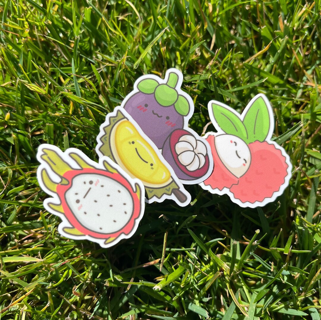 Exotic Fruit Stickers | Waterproof Stickers for Laptops/hydroflasks ...