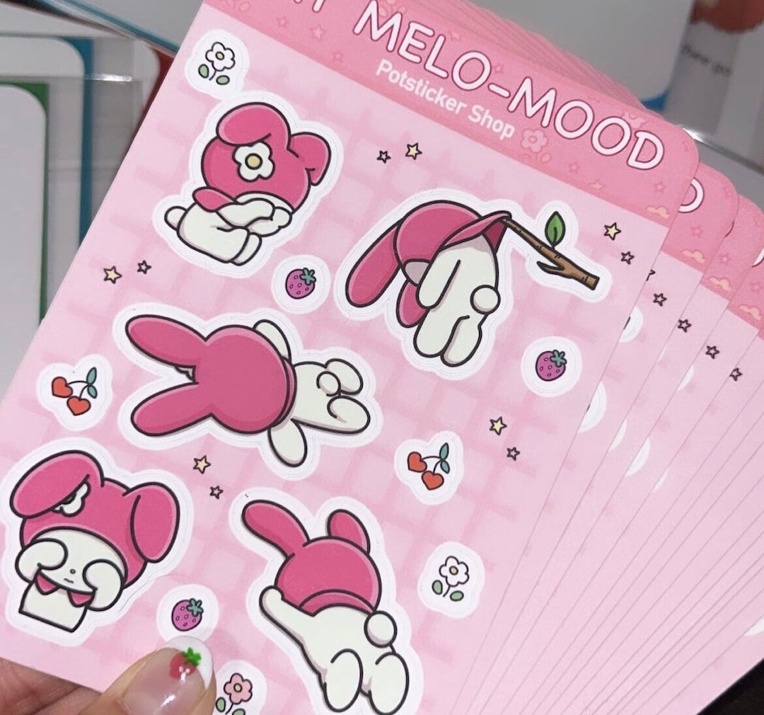 Sanrio Mymelody Sticker Sheet - Etsy