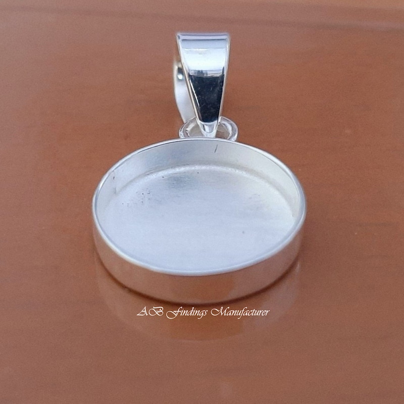 Blank Bezel Pendant Settings - Etsy UK