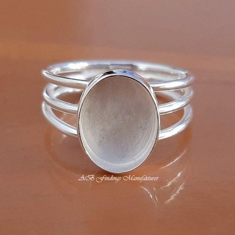 Triple Stone Ring - Etsy