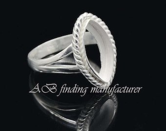 Wholesale DIY Jewelry Supplies, 925 Sterling Silver Split Shank Band ...