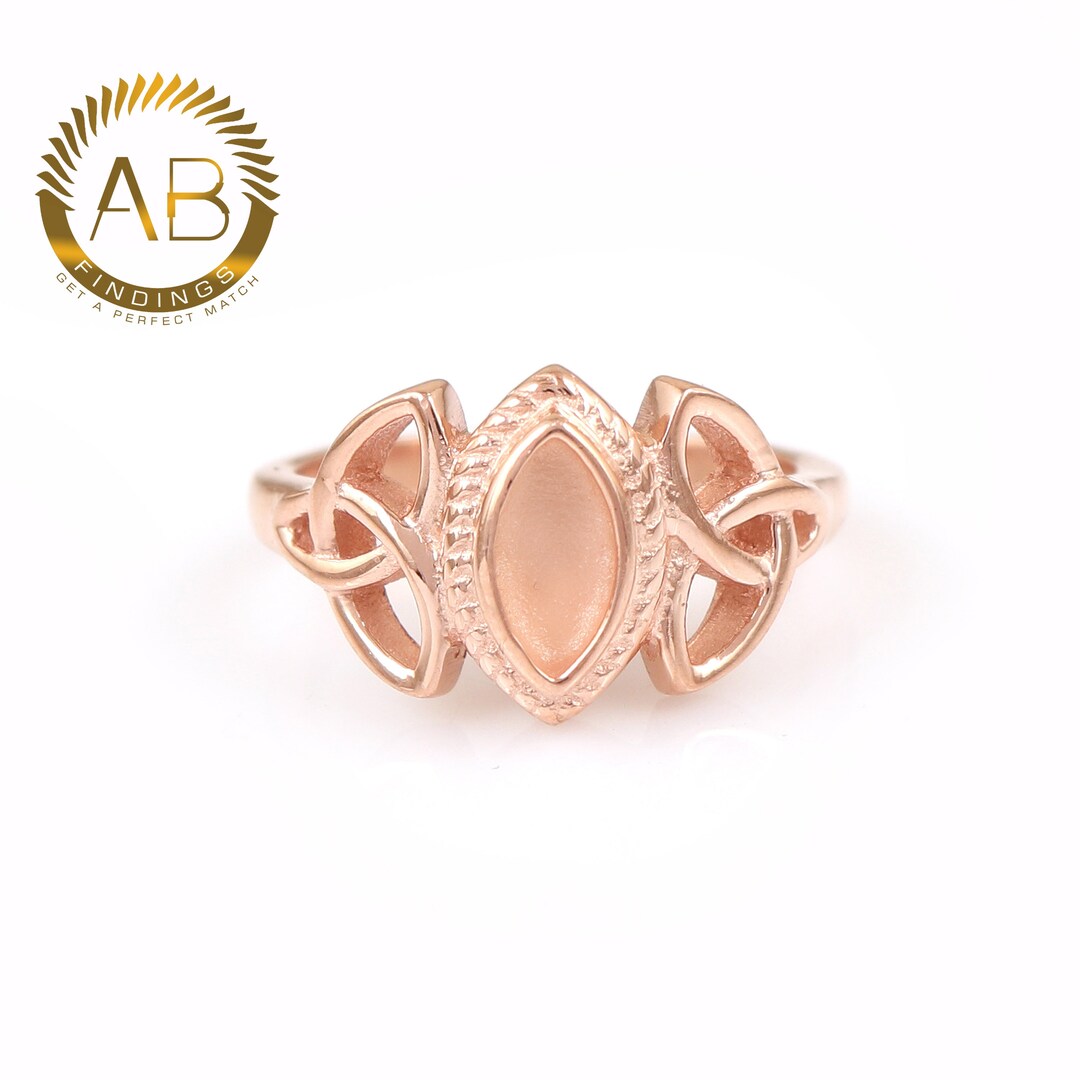 925 Sterling Silver 4x8mm Marquise Stone Ring Bezel Keepsake Ring ...