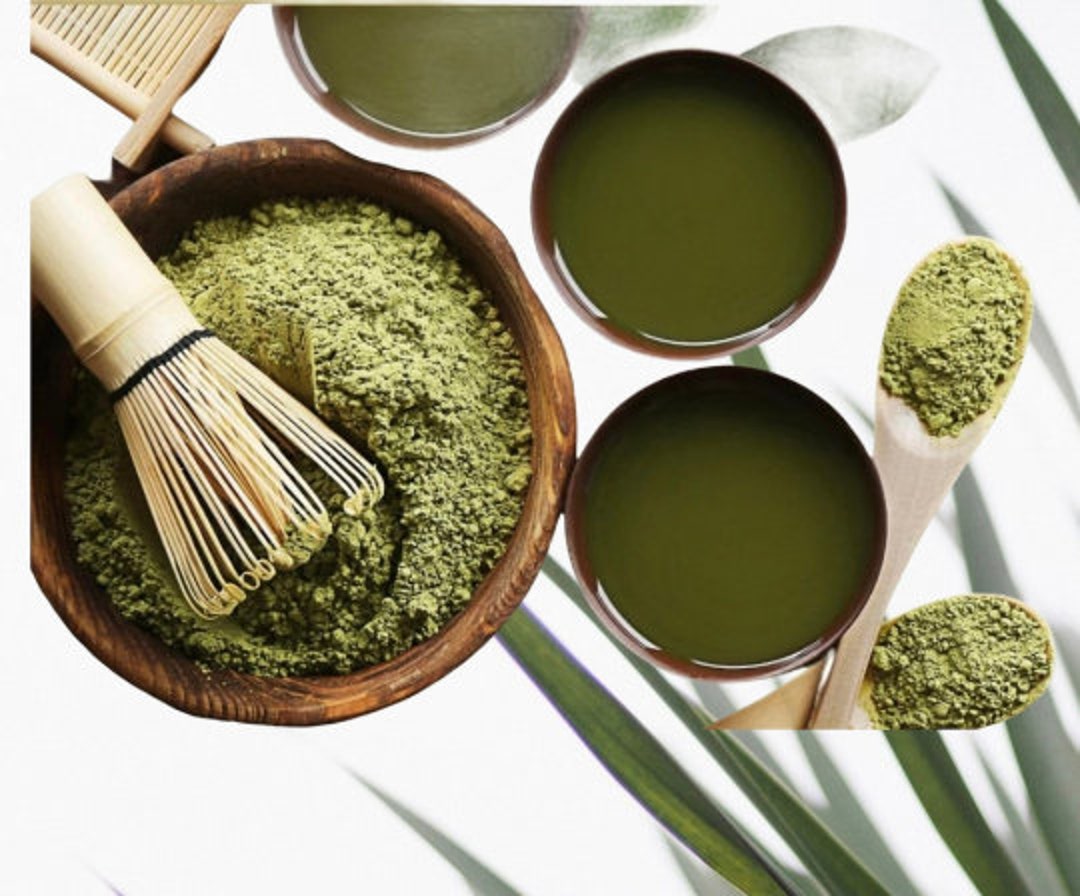 Green Tea Clay Face Mask Powder: Natural Detoxifying Exfoliating Mask ...
