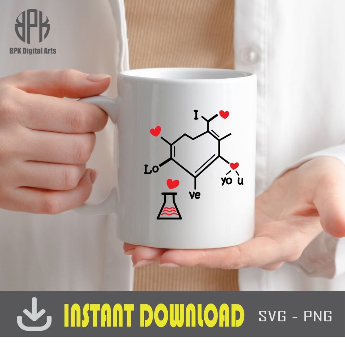 Love Word in Chemical Formula Vector PNG, Love Chemistry Illustration ...