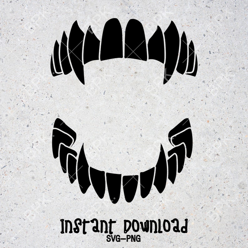 Vampire Fangs Svg Dracula Svg Halloween Svg Vampire Teeth - Etsy