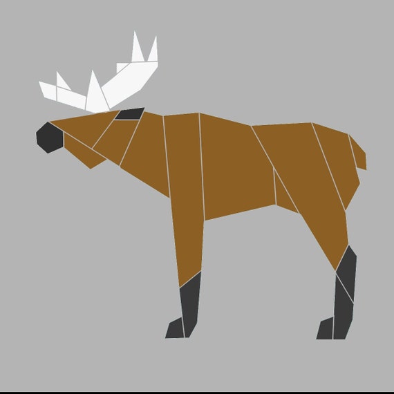 Geometric Moose The Golden Geometric Moose