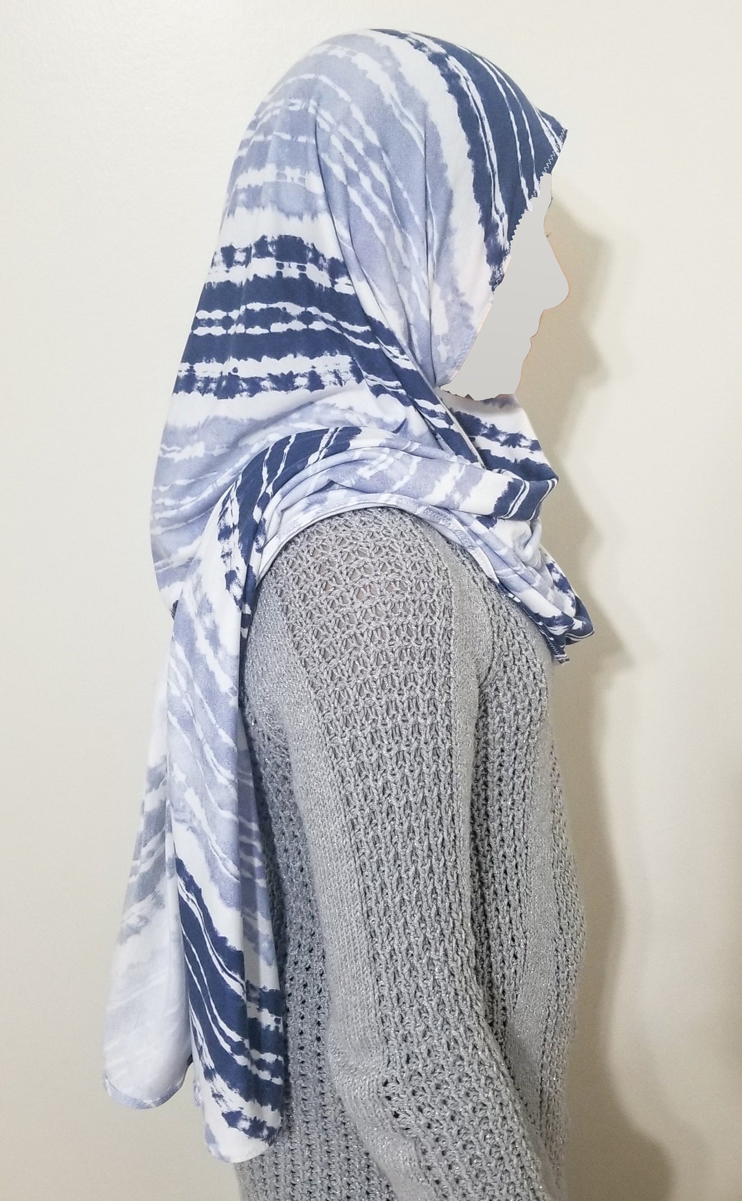 Girl's Kids Hijab Muslim Double Brushed Knit Jersey/ Instant Hijab Wrap ...