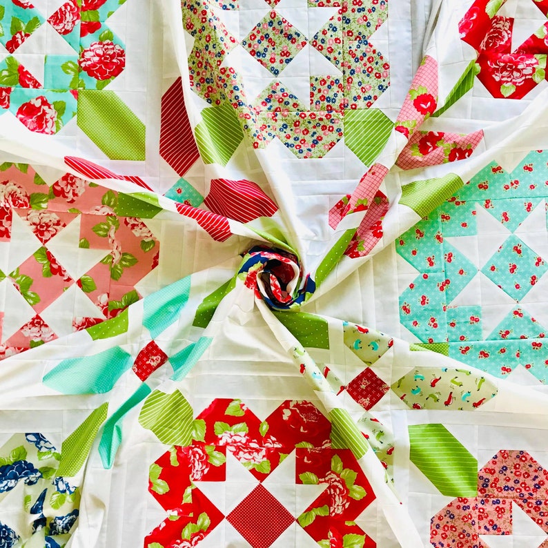 Glory Blooms Quilt PDF Pattern - Etsy