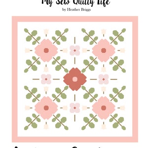 Applique Garden Quilt PDF Pattern - Etsy