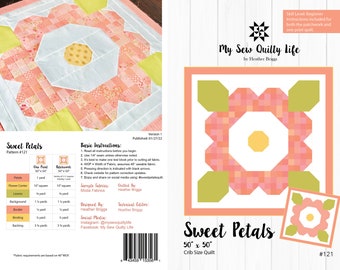 Sweet Petals Quilt PDF Pattern - Etsy