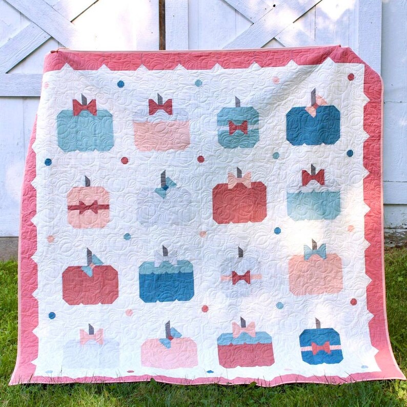 Prissy Pumpkins Quilt Paper Pattern - Etsy