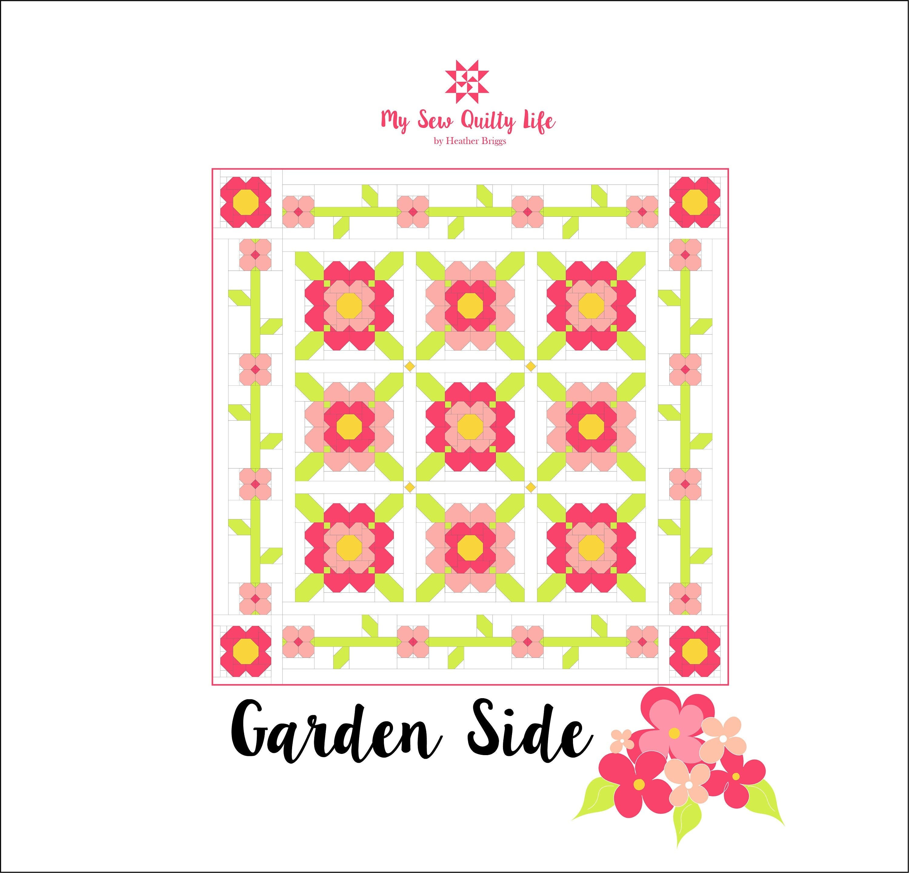 Garden Side Quilt Paper Pattern - Etsy