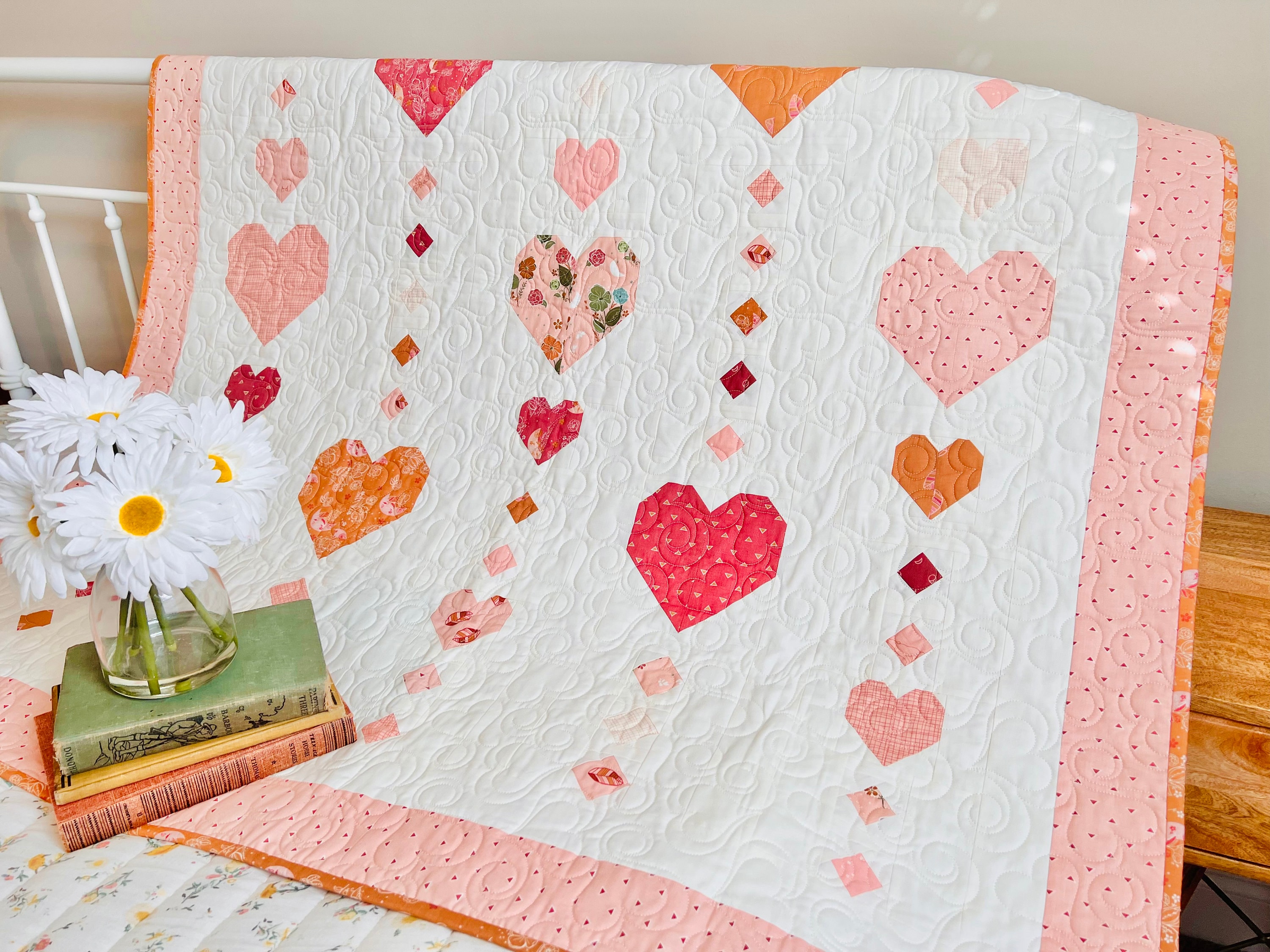 Heart on a String Paper Quilt Pattern - Etsy