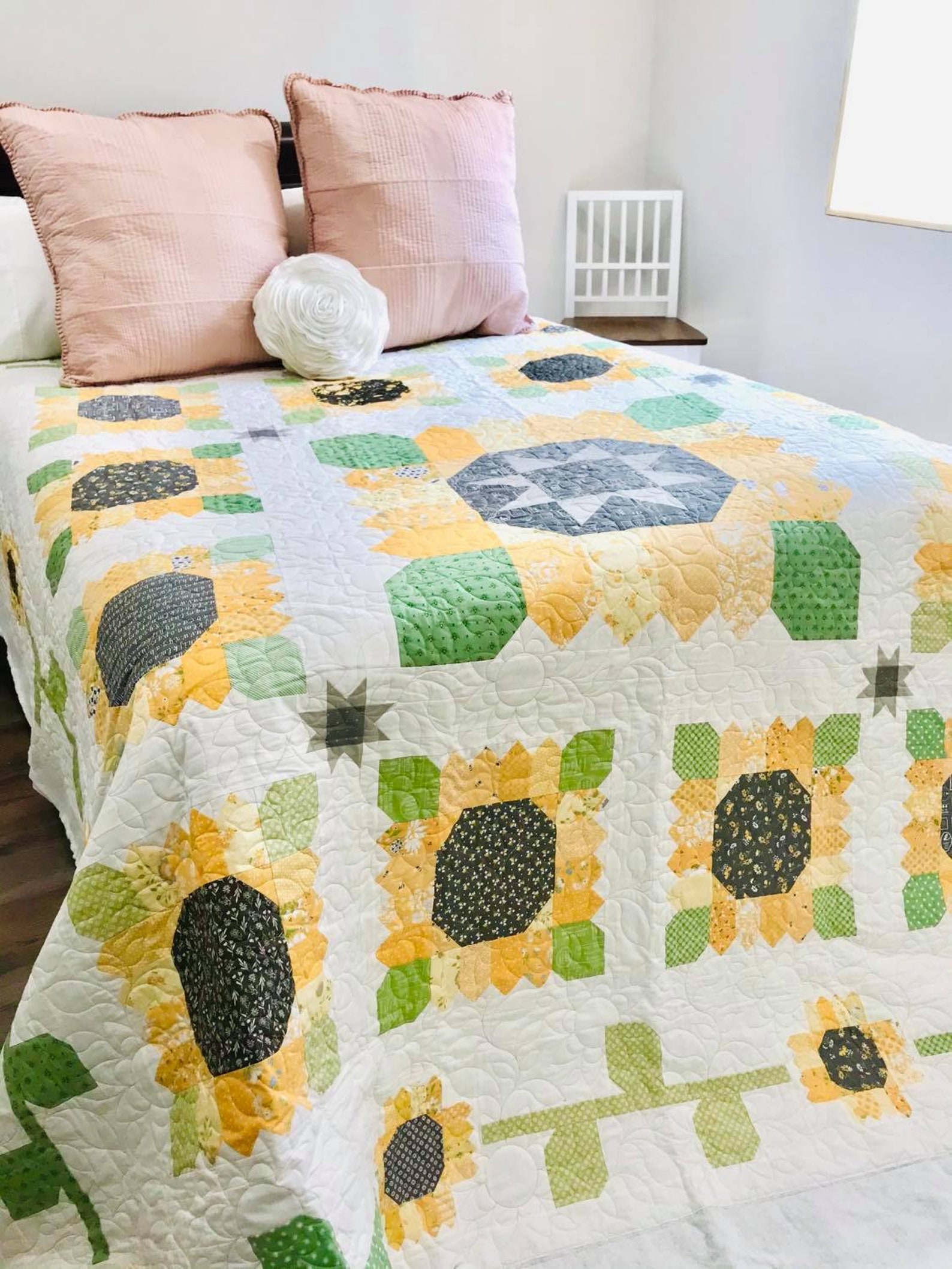 Sunflower Farms Quilt PDF Pattern | Etsy