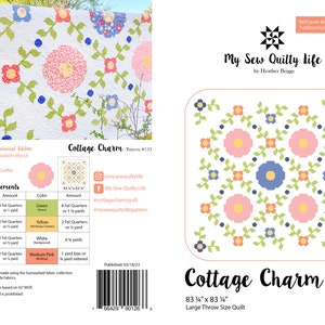 Cottage Charm Quilt Pattern - PDF Pattern - Etsy