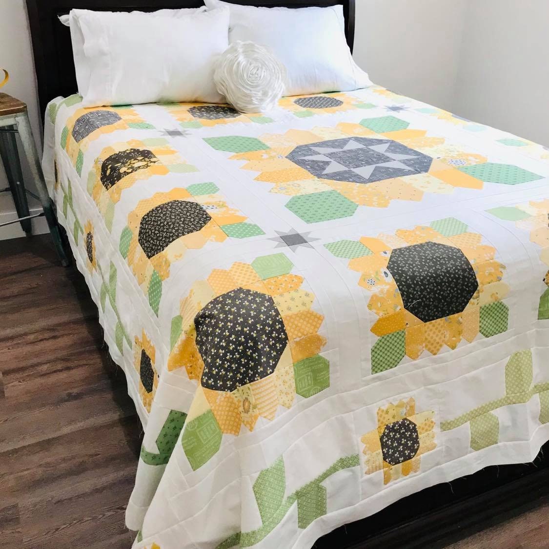 Sunflower Farms Quilt PDF Pattern | Etsy