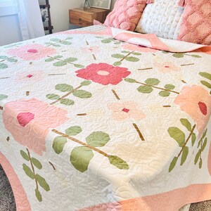 Applique Garden Quilt PDF Pattern - Etsy