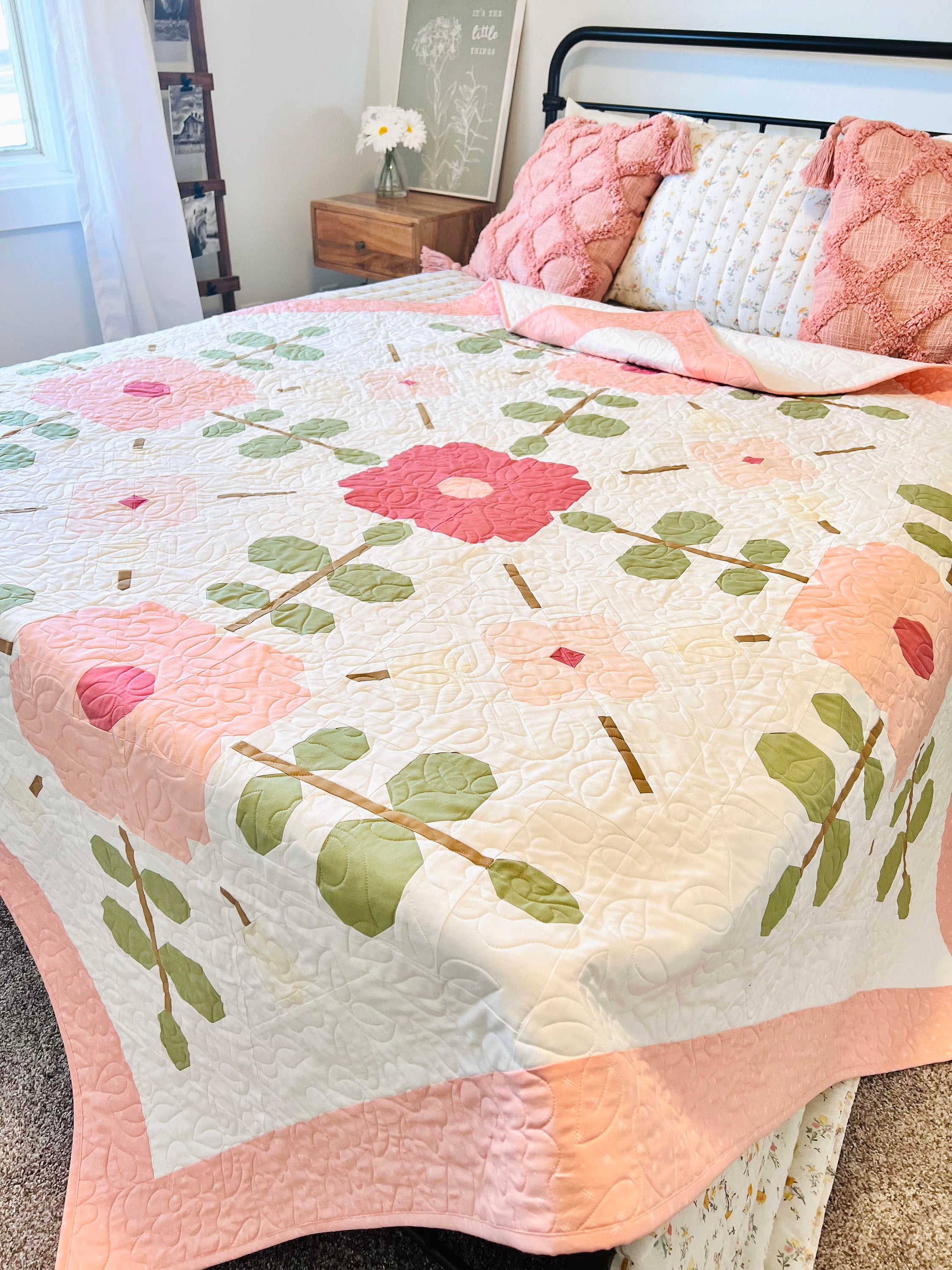 Applique Garden Quilt PDF Pattern - Etsy