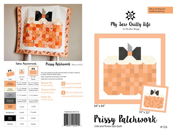 Prissy Patchwork PDF Quilt Pattern - Etsy