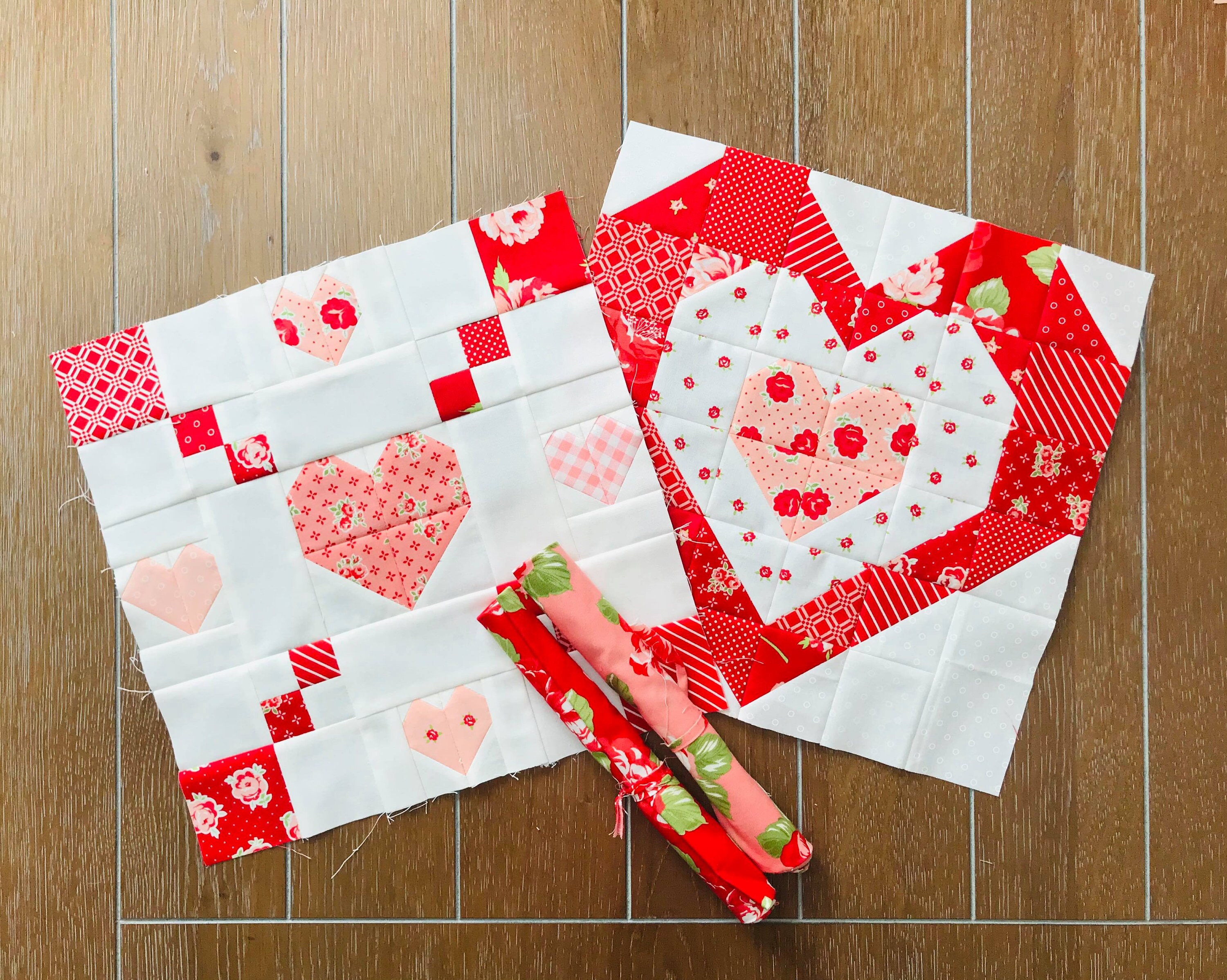 Hearts Crossing Quilt and Table Runner PDF Pattern - Etsy