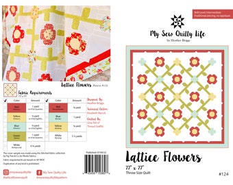 Sew Bloomy Quilt Block PDF Pattern - Etsy Ireland