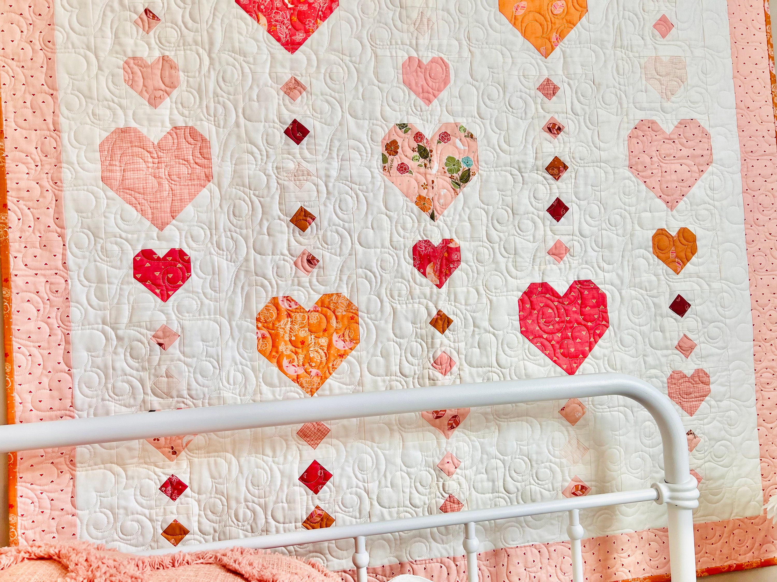 Heart on a String Paper Quilt Pattern - Etsy