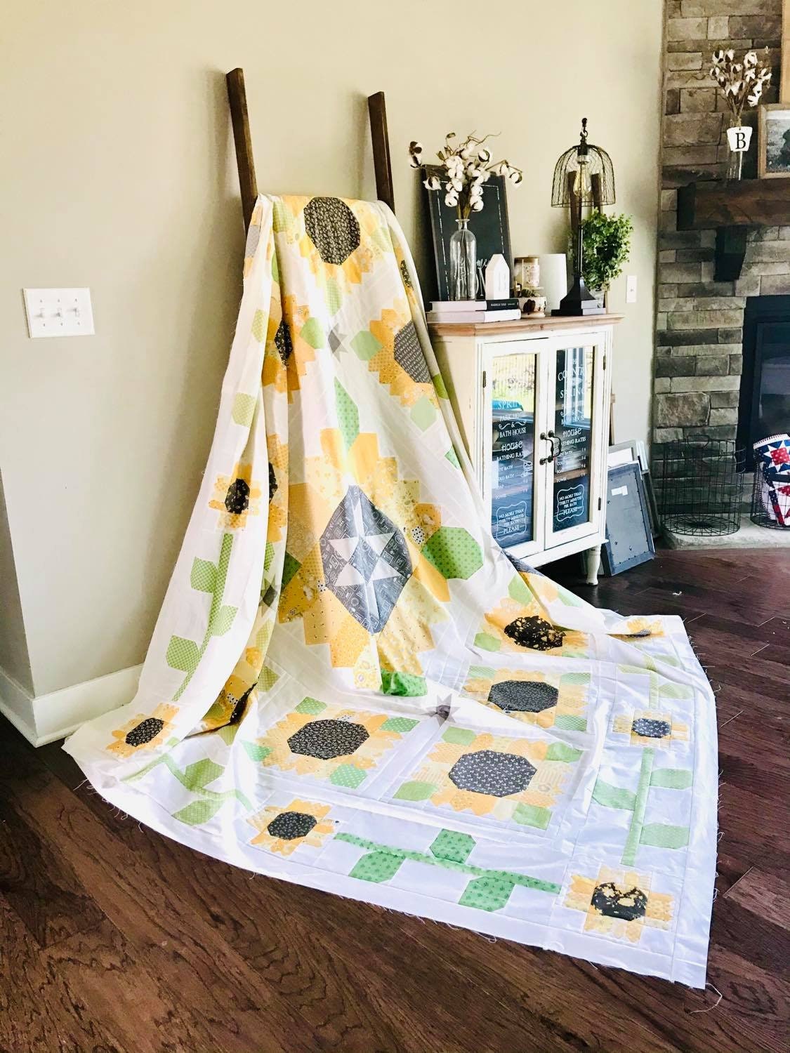 Sunflower Farms Quilt PDF Pattern - Etsy