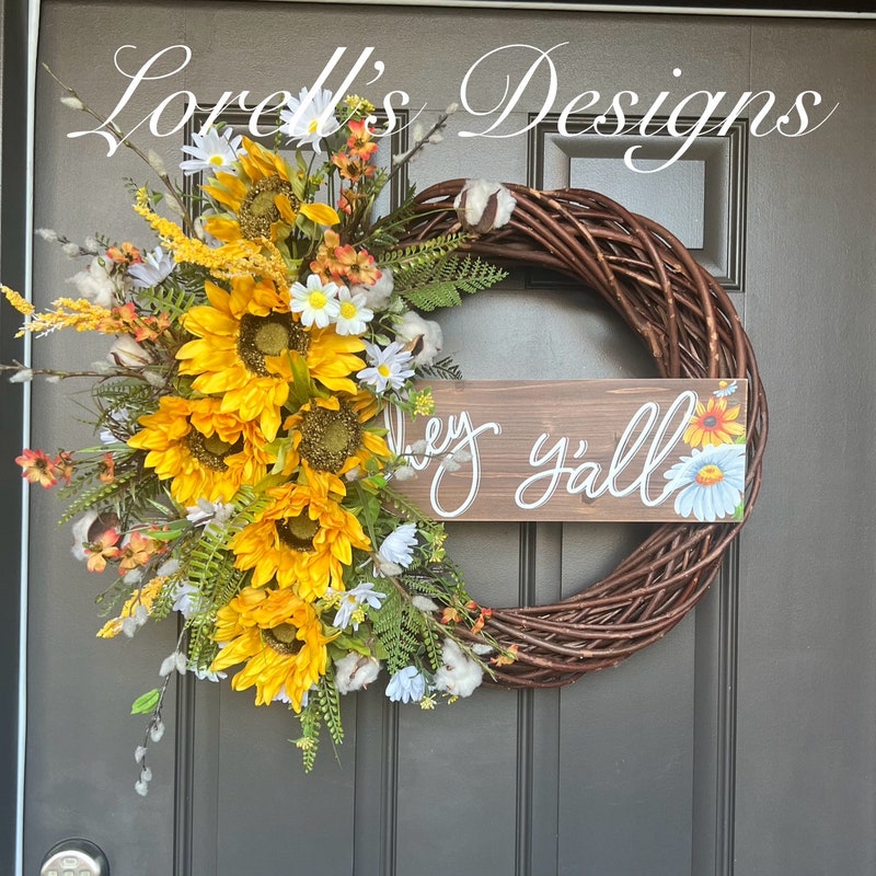 Wicker Wreath - Etsy